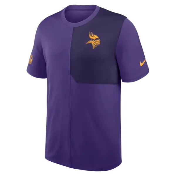 Nike Minnesota Vikings Sideline Coach Dri-fit Nfl Top - Purple