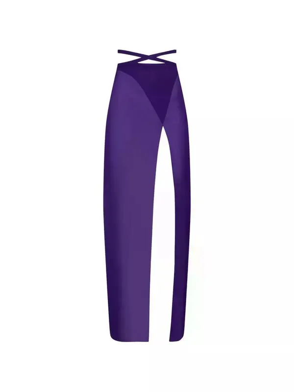MAISON CLOSE Fever Wrap Skirt - Purple
