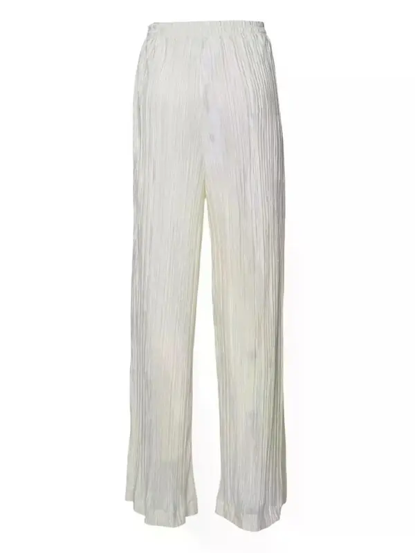 SOLOTRE Pleated Wide-leg Trousers
