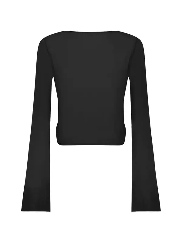 MAISON CLOSE Fever Long Sleeve Top - Black