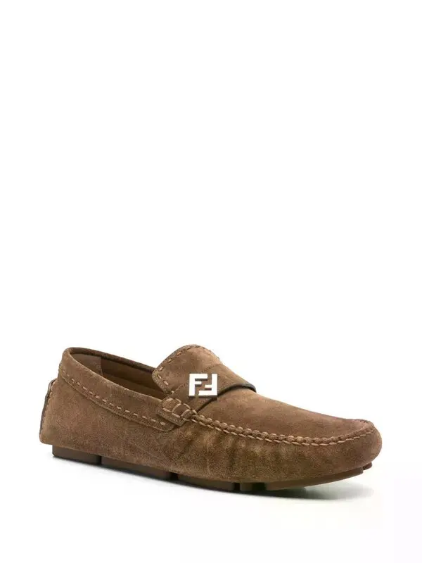Fendi Driver Ff Loafers