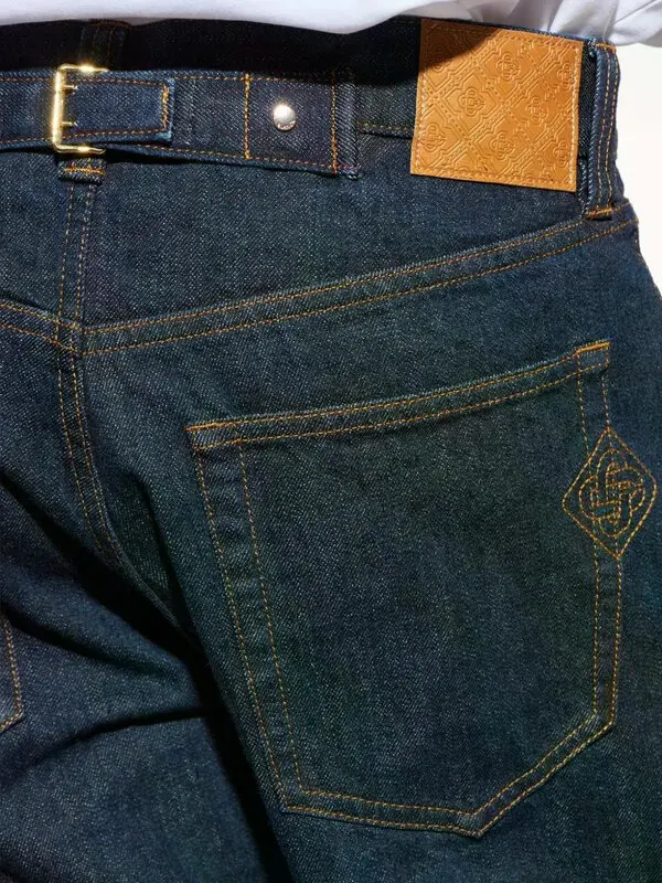 Casablanca Logo-patch Jeans - Blue