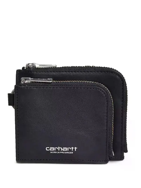 Carhartt Work In Progress Double Vegas Zip Wallet - Black