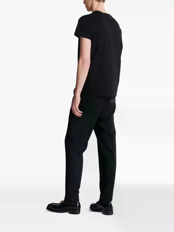 Balmain Chaînes-print T-shirt - Black
