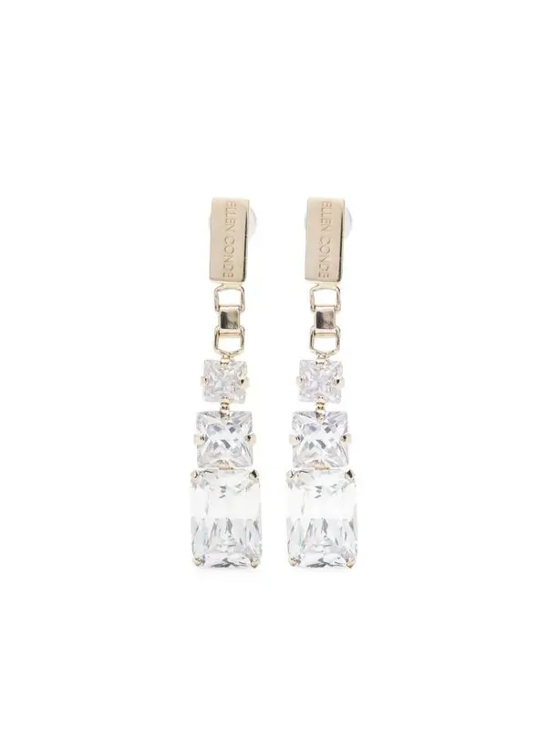 ELLEN CONDE Trust But Verify Earrings - Gold