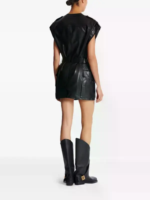 Balmain Belted Mini Dress