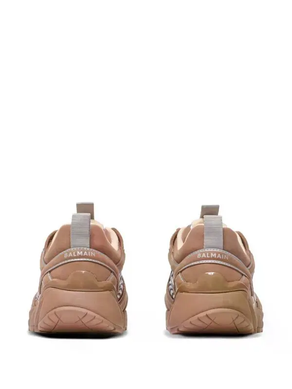 Balmain Cosmic Dust Suede Sneakers - Brown