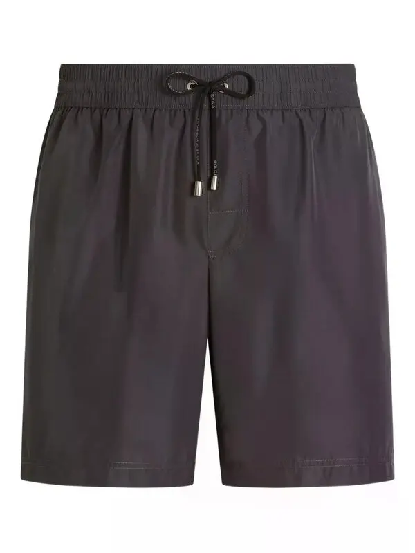 Dolce & Gabbana Elasticated Swim Shorts - Grey