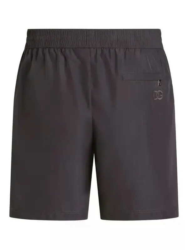 Dolce & Gabbana Elasticated Swim Shorts - Grey