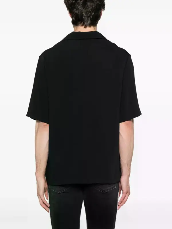 Amiri Logo-embroidered Shirt - Black