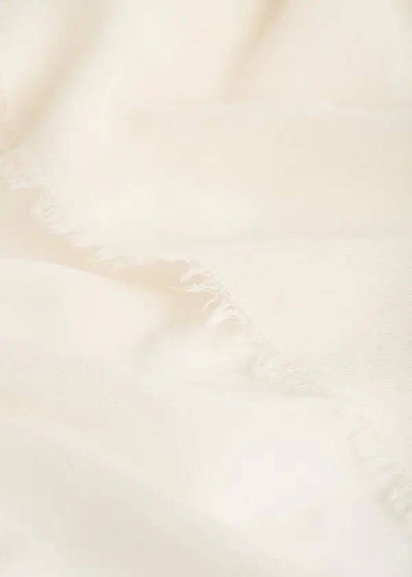 TOTEME Light Wool Blanket Scarf - White