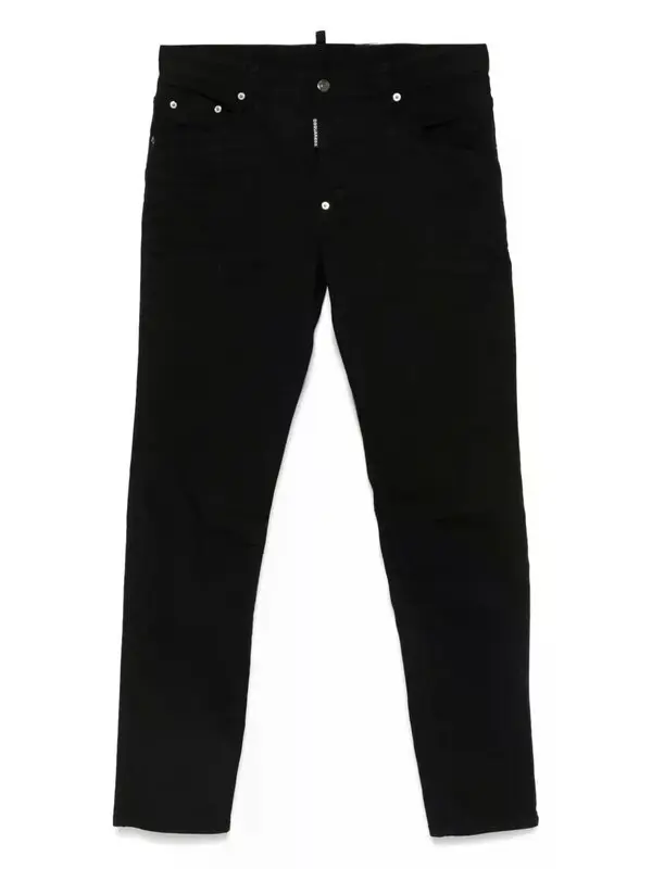 Dsquared2 Cotton Straight Leg Jeans