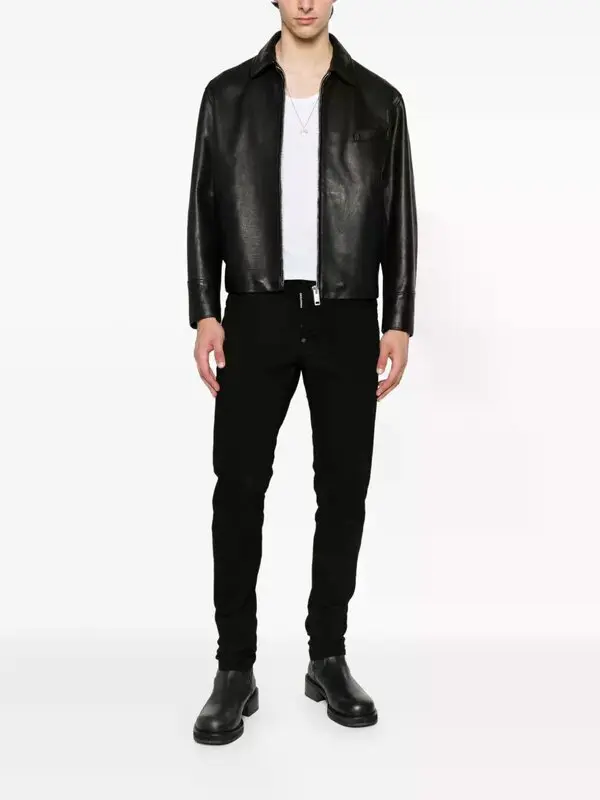 Dsquared2 Cotton Straight Leg Jeans