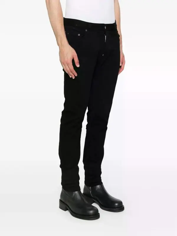 Dsquared2 Cotton Straight Leg Jeans