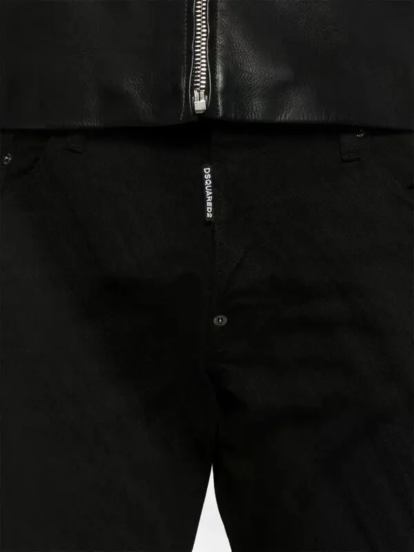Dsquared2 Cotton Straight Leg Jeans
