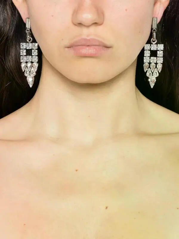 ELLEN CONDE Crystal-embellished Earrings