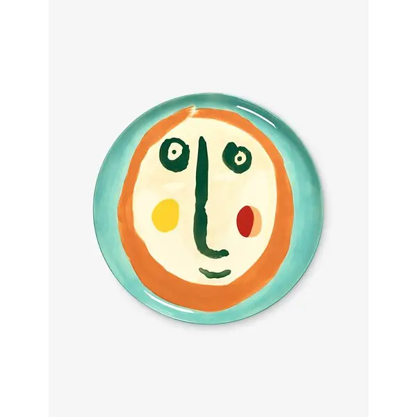 SERAX Yotam Ottolenghi Feast Face 2 Feast Stoneware Serving Plate 2cm - Multi