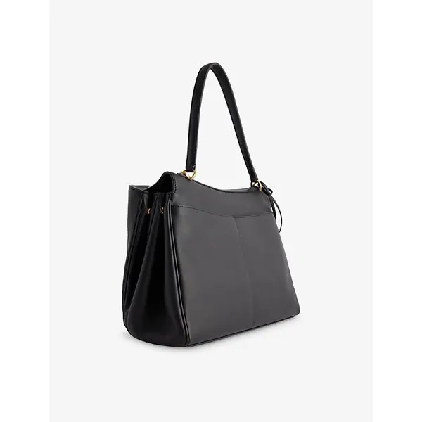 Balenciaga Rodeo Medium Leather Top-handle Bag - Black