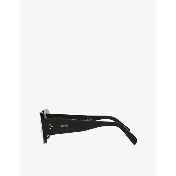 Celine Rectangle-frame Acetate Sunglasses