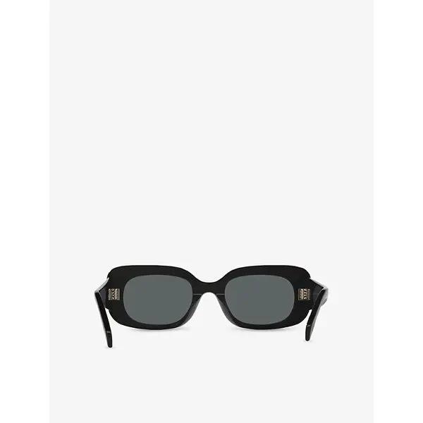 Celine Rectangle-frame Acetate Sunglasses