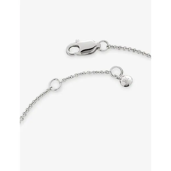 Monica Vinader August Birthstone Peridot And Sterling- Bracelet - Silver