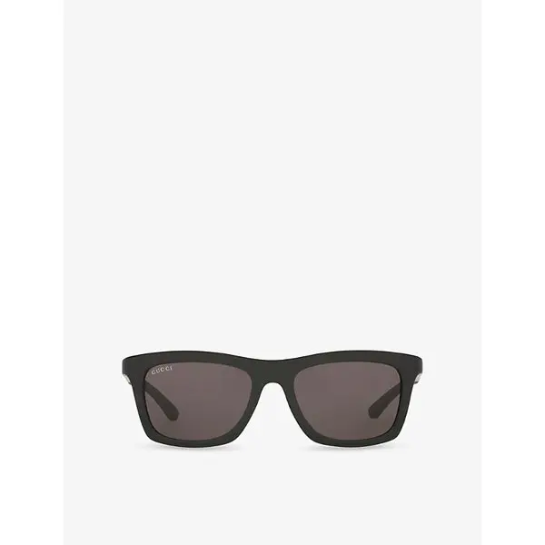 Gucci Gg1735s Square-frame Sunglasses - Black