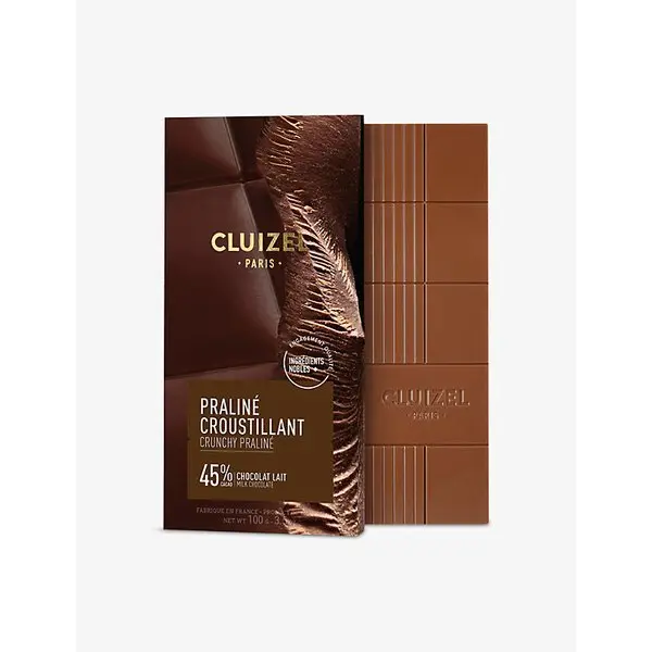 MICHEL CLUIZEL Praline Croustillant 45% Milk Chocolate 100g - One-color