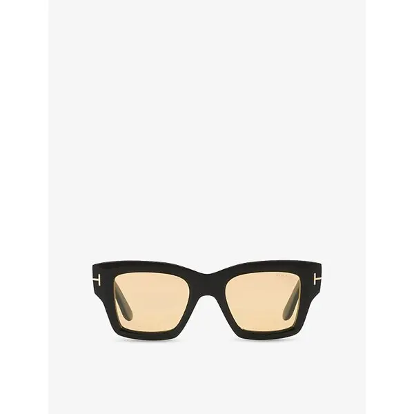 TOM FORD Tr001877 Square-frame Sunglasses - Black