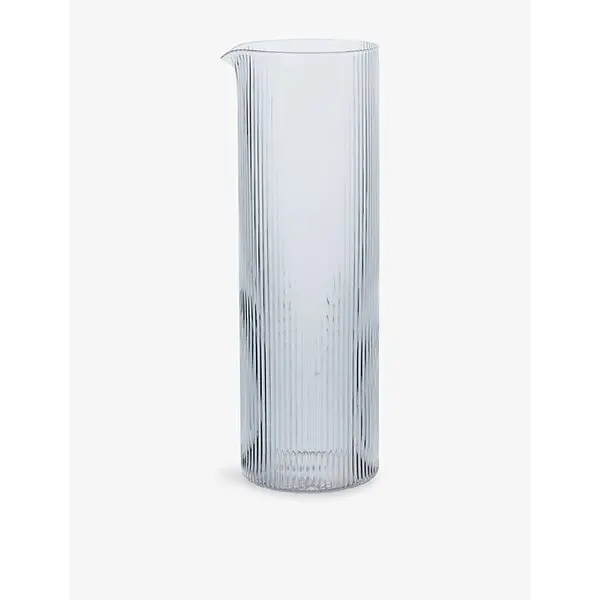 FERM LIVING Ripple Glass Water Jug 25.5cm - Clear