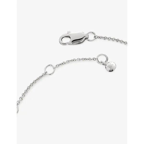 Monica Vinader June Birthstone Moonstone And Sterling Bracelet - Silver