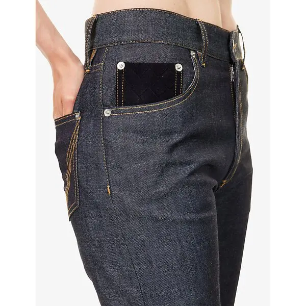 Bottega Veneta Folded-cuffs Straight-leg Denim Jeans