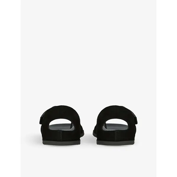PEDRO GARCIA Dorleta Crystal-button Leather Sandals