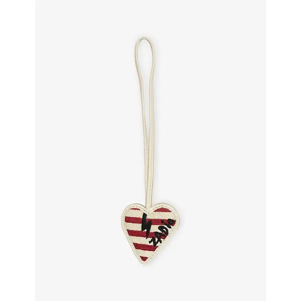 Zadig&Voltaire Heart Leather Keyring - Flash