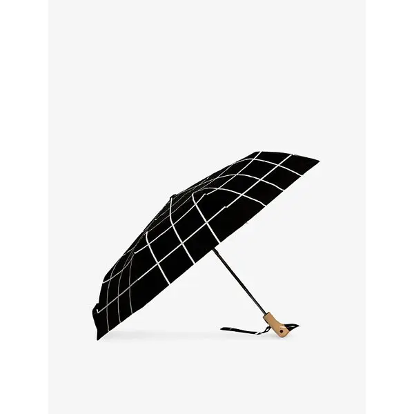 ORIGINAL DUCKHEAD Compact Duck Grid-pattern Umbrella - Black