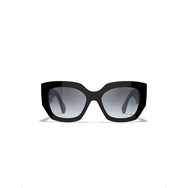 Chanel Ch5545 Cat Eye Sunglasses - Black