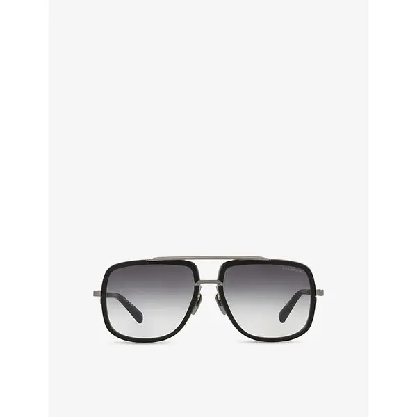 Dita Square-frame Titanium Sunglasses - One-color