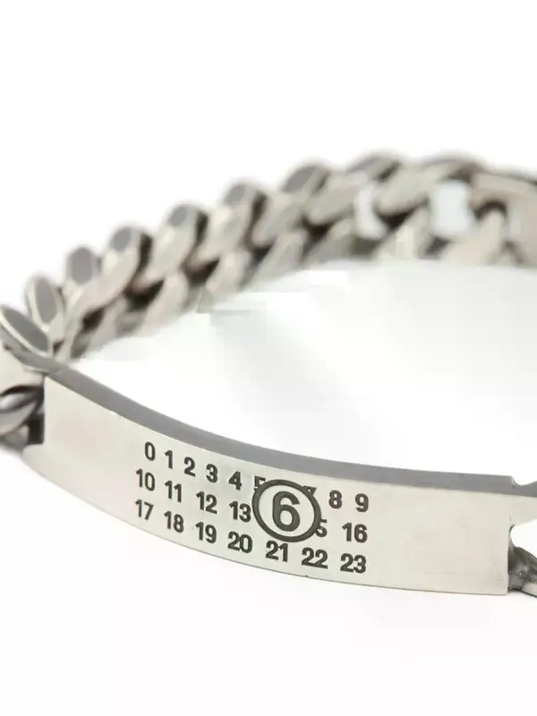 MAISON MARGIELA Engraved Chain Bracelet
