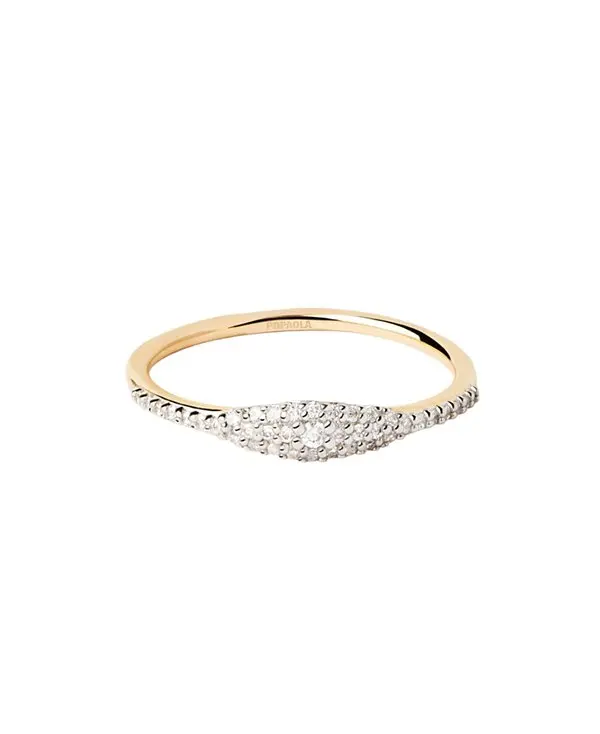PDPAOLA Estella Stamp Ring - Gold
