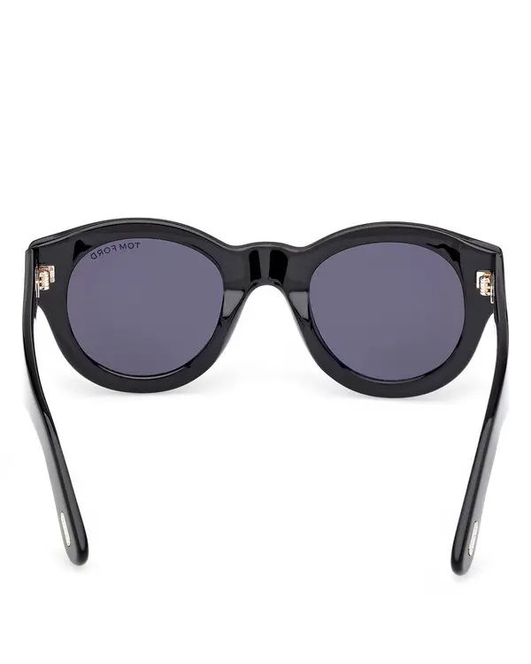 TOM FORD Round Sunglasses, 48mm