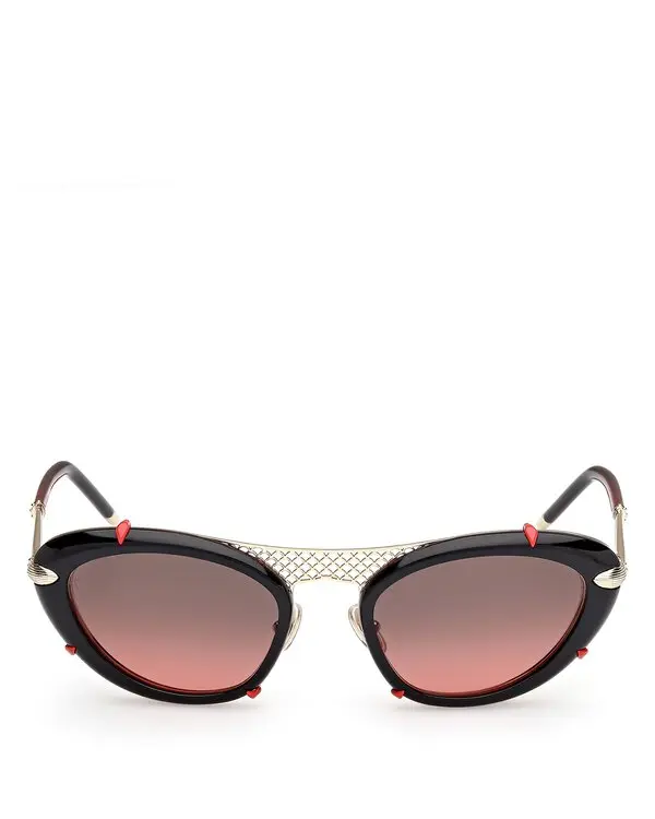 CHRISTIAN LOUBOUTIN Oval Sunglasses, 54mm