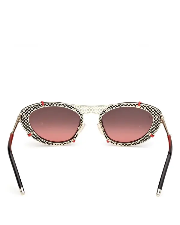 CHRISTIAN LOUBOUTIN Oval Sunglasses, 54mm
