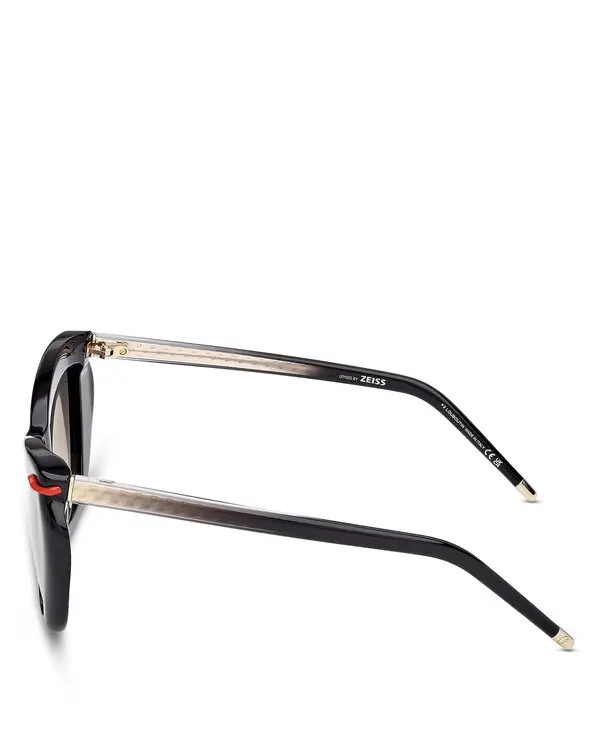 CHRISTIAN LOUBOUTIN Geometric Sunglasses - Black/smoke Gradient