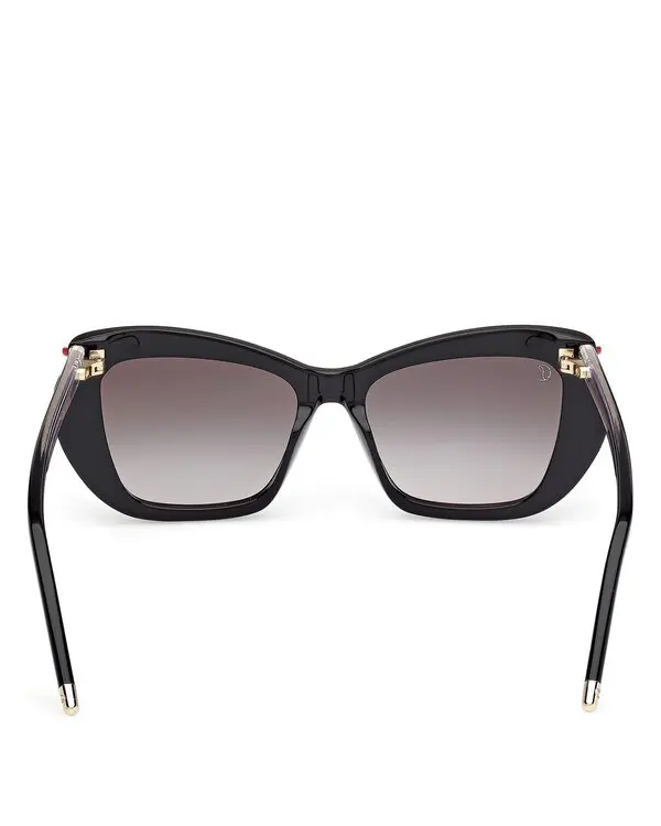 CHRISTIAN LOUBOUTIN Geometric Sunglasses - Black/smoke Gradient