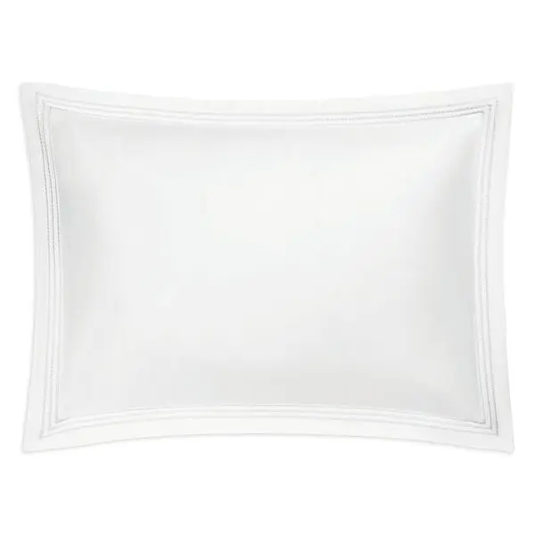 MATOUK Amara Triple Pearl King Sham - White