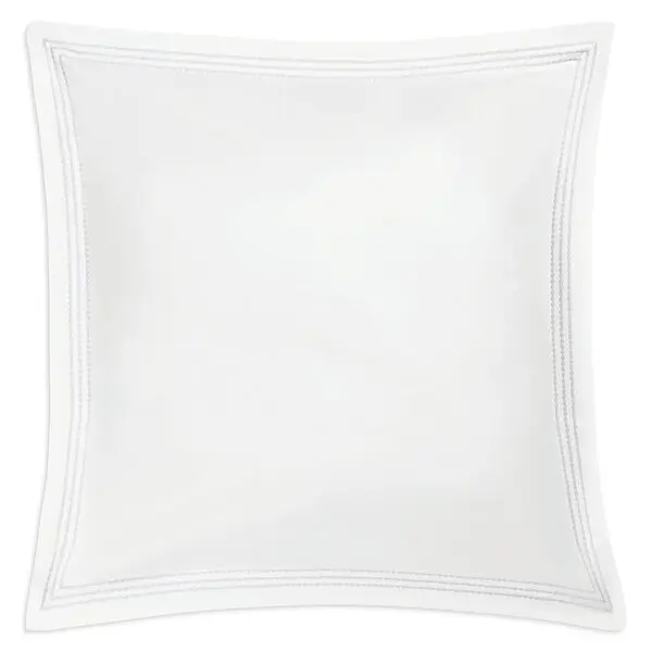 MATOUK Amara Triple Pearl Euro Sham - White