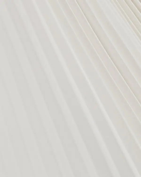 Ted Baker London Slash Neck Pleated Panel Dress - Ivory