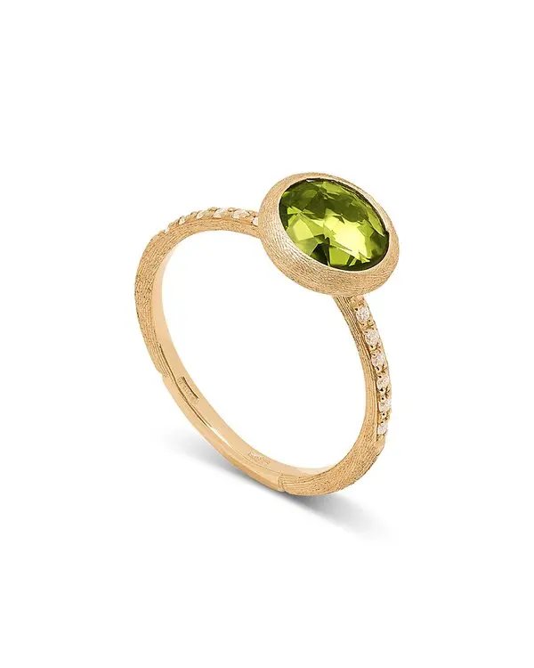 Marco Bicego 18k Yellow Gold Peridot & Diamond Ring - Gold/peridot