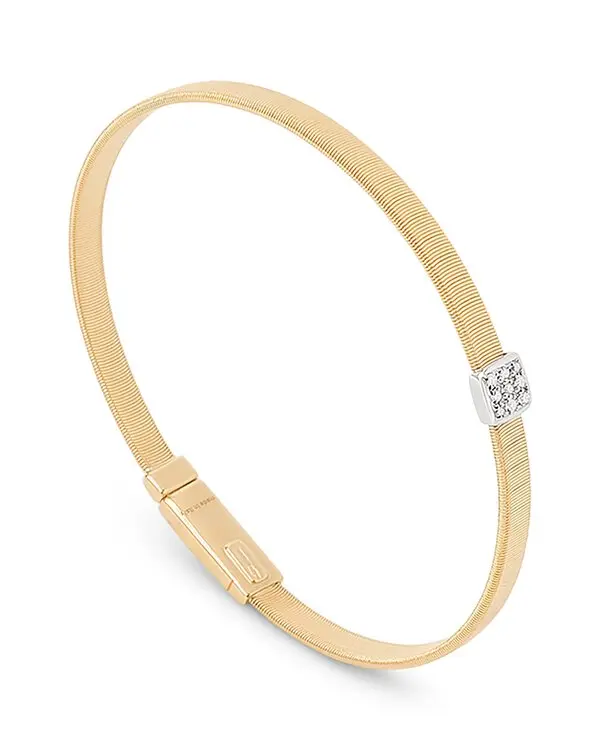 Marco Bicego 18k Gold And Diamond Masai Bracelet - White/gold