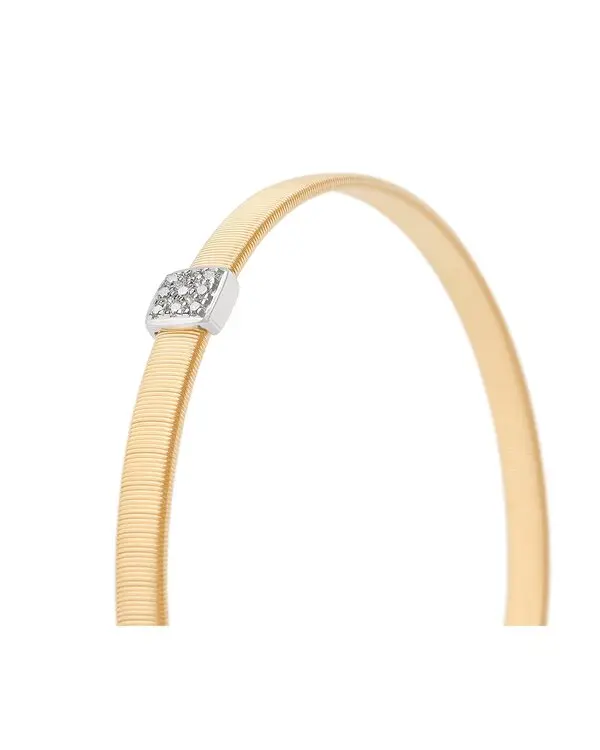Marco Bicego 18k Gold And Diamond Masai Bracelet - White/gold