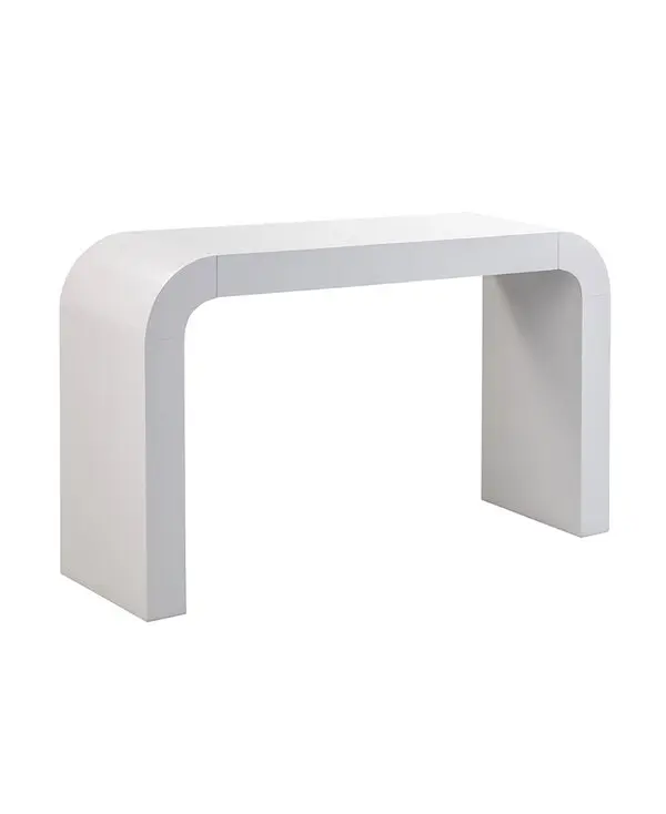 TOV FURNITURE Hump Console Table - White